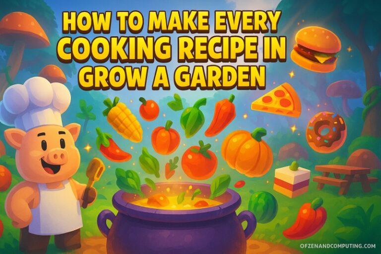 Grow a Garden Cooking Guide: All 25+ Recipes March 2026