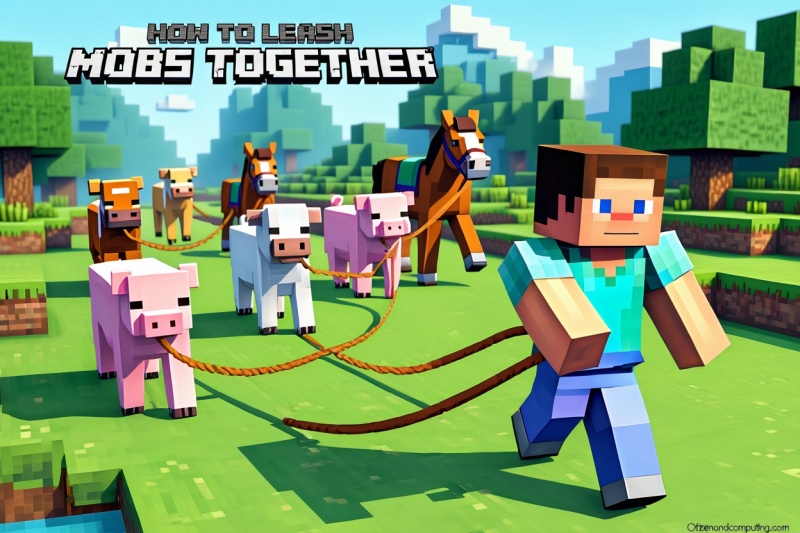 How to Leash Minecraft Mobs Together Using Lead (December 2025)