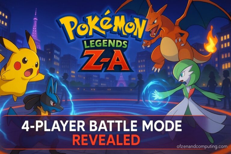 Pokemon Legends Z-A 4-Player Battle Mode Guide 2026
