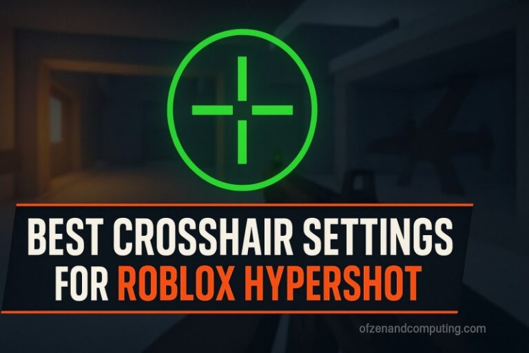 Best Roblox Hypershot Crosshair Settings Guide February 2026