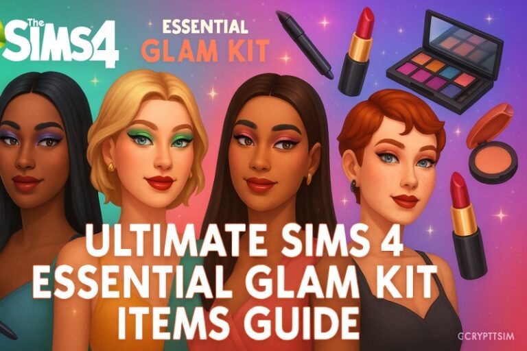 Ultimate Sims 4 Essential Glam Kit Items Guide March 2026