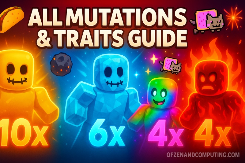 60+ Steal a Brainrot Mutation and Traits: November 2025 Updated