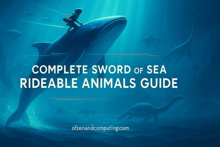 Complete Sword of the Sea Ridable Animals Guide March 2026