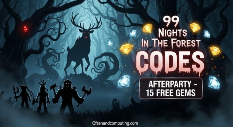 99 Nights in The Forest Codes (November 2025) 8+ NEW Active Codes