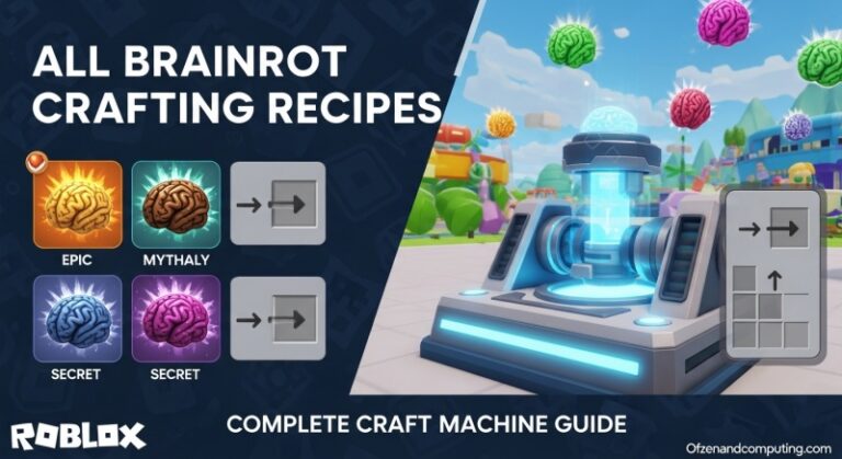 All Brainrot Crafting Recipes in Steal a Brainrot 2026 Guide