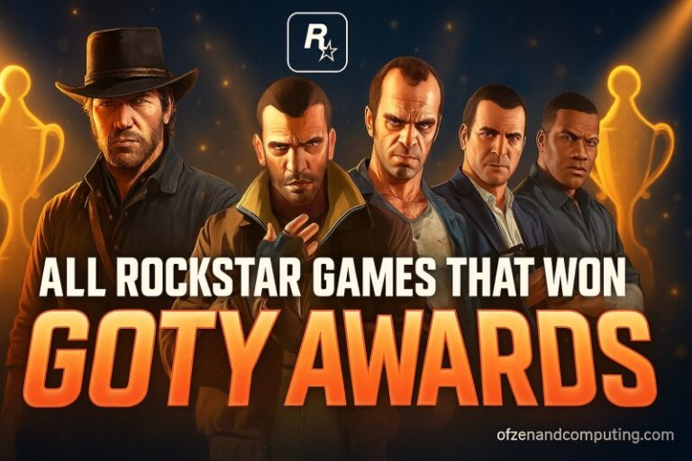 All Rockstar Games That Won GOTY Awards 2026 Ultimate List