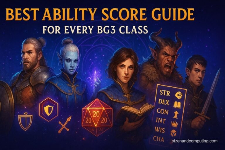 Ultimate BG3 Ability Score Guide 2026 - Every Class