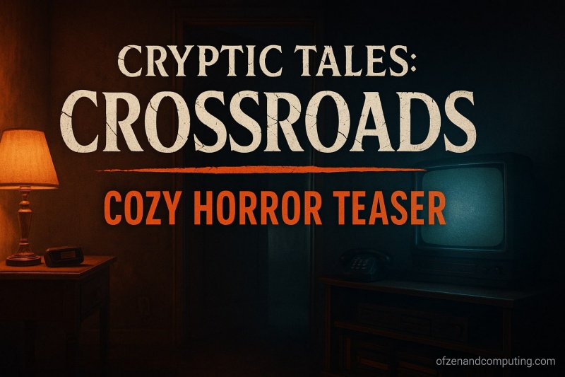 Cryptic Tales: Crossroads Trailer Review - Cozy Horror 2025