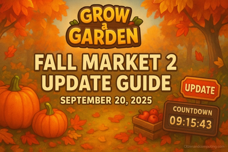 Grow a Garden Fall Market 2 Event Leaked (October 2025 Guide)