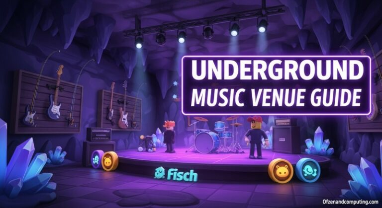 Fisch Underground Music Venue Guide 2025 - All NPCs & Rods