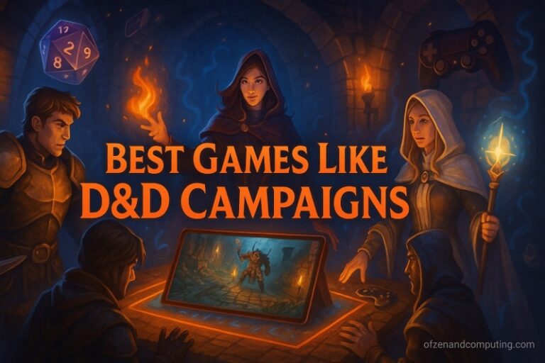 Ultimate Games Like D&D: Epic Campaign Feeling (January 2026)