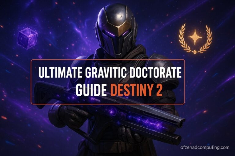 Ultimate Gravitic Doctorate Guide Destiny 2 March 2026