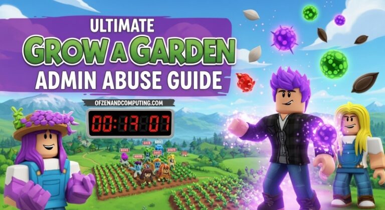 Grow a Garden Admin Abuse Schedule 2026 - Times & Rewards
