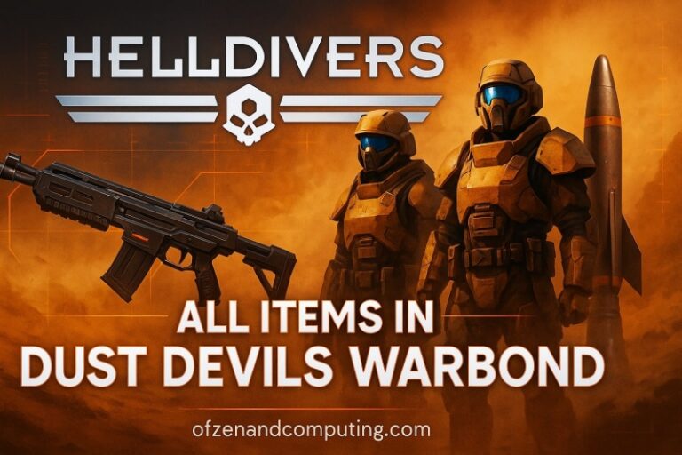 Ultimate Helldivers 2 Dust Devils Warbond Items Guide December 2025