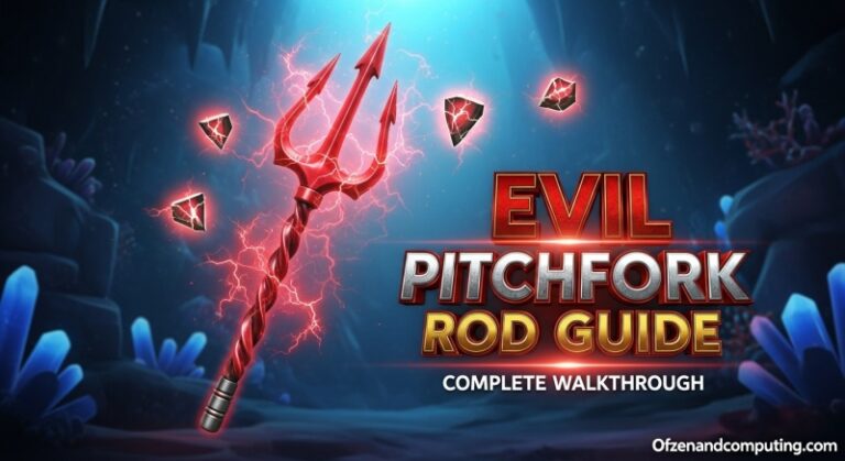 How To Get Evil Pitchfork Rod In Fisch 2025 - Full Guide