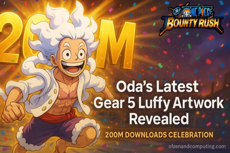 Oda's Epic Gear 5 Luffy Art: Bounty Rush Hits 200M 2025