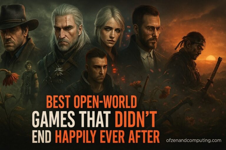 Ultimate Open-World Games With Tragic Endings 2025 Ranked