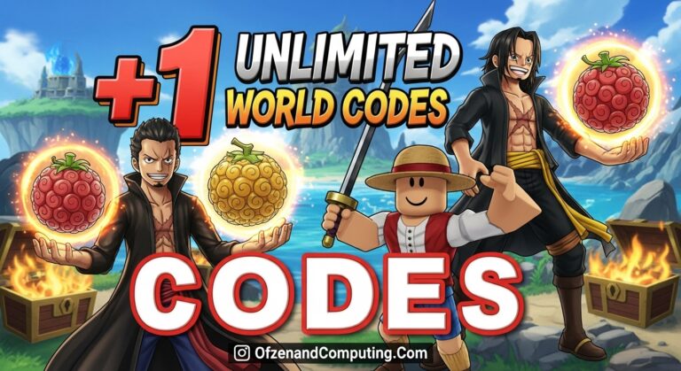 +1 Unlimited World Codes (March 2026) 60+ FREE Active Codes