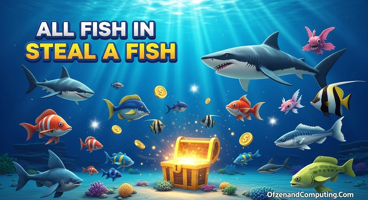 All Fish in Steal a Fish Roblox (December 2025) Complete List