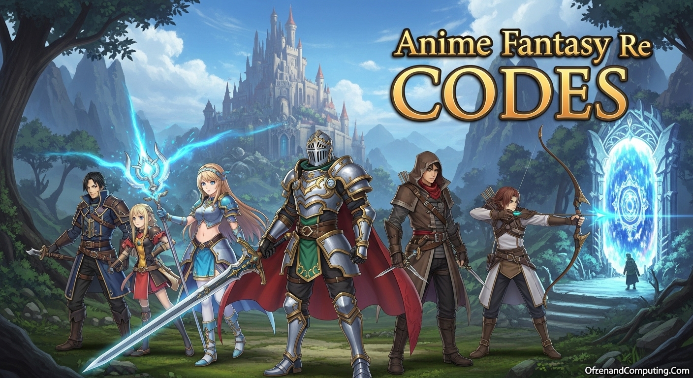 Anime Fantasy Re Codes (December 2025) Free Rewards