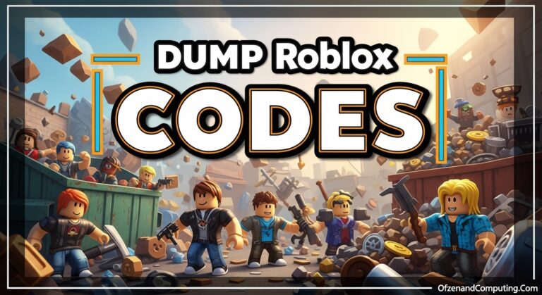 DUMP Roblox Codes (December 2025) 5+New Active Codes
