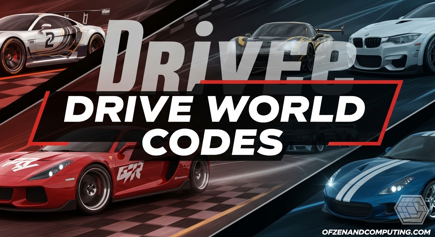 Drive World Codes (November 2025) 65+ New Active Codes