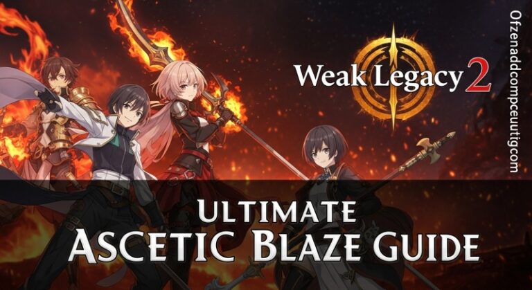 How to Get Ascetic Blaze Weak Legacy 2 (March 2026)