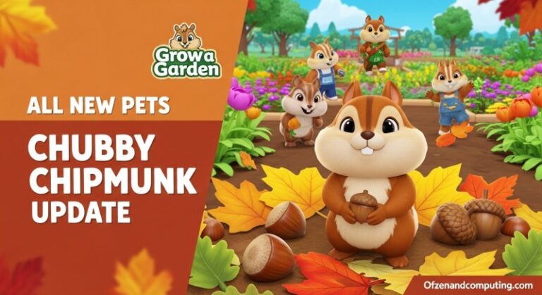 Grow a Garden Chubby Chipmunk Pets: All 6 New Pets (2025)