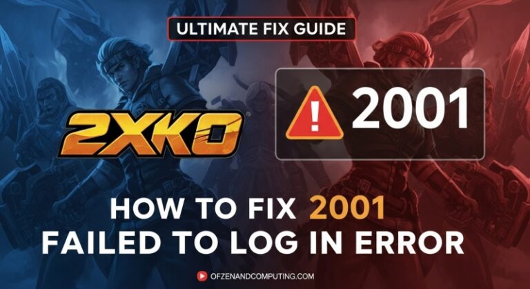 How to Fix 2XKO 2001 Login Error - Complete 2025 Guide