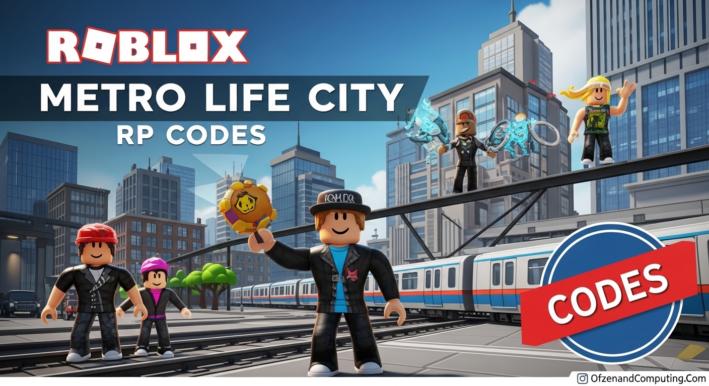 Roblox Metro Life City RP Codes (December 2025) 56+New Active Codes