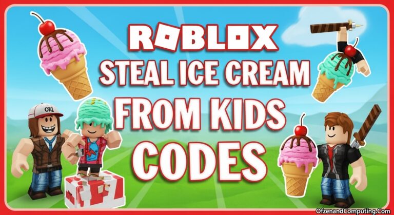Roblox Steal Ice Cream from Kids Codes (March 2026) 45+New Active Codes