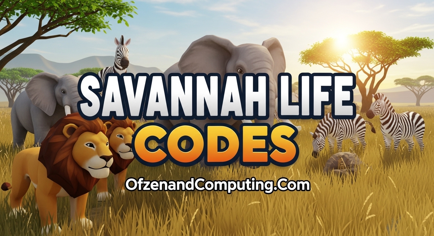 Roblox Savannah Life Codes (December 2025) 25+New Active Codes