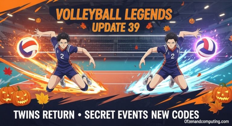 Volleyball Legends Update 39 Guide: Codes & Events (2026)