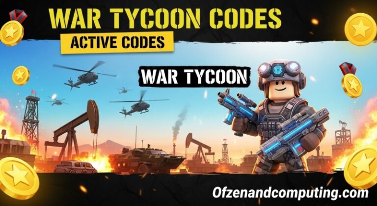 War Tycoon Codes (March 2026) 20+ NEW Active Codes