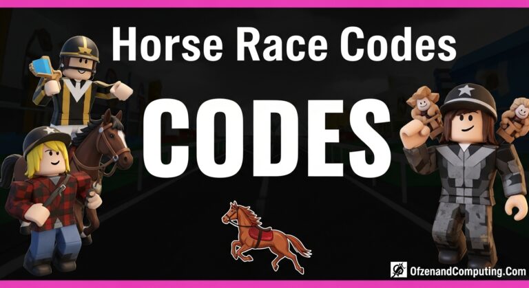 Horse Race Codes (November 2025) 22+New Active Codes