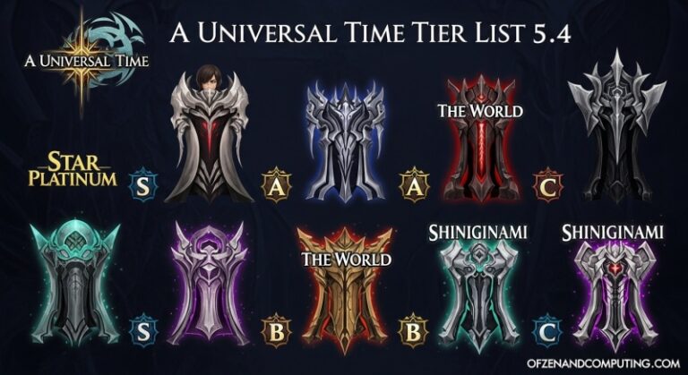A Universal Time Tier List: Best Stands 5.4 (March 2026)