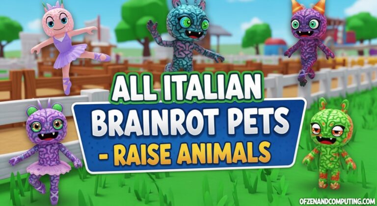 All Italian Brainrot Pets in Raise Animals (March 2026) Ultimate Guide
