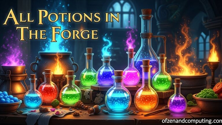 All Potions in The Forge (March 2026) Ultimate Crafting Guide