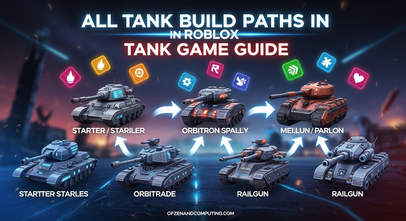 All Tank Build Paths in Roblox Tank Game Guide (November 2025)