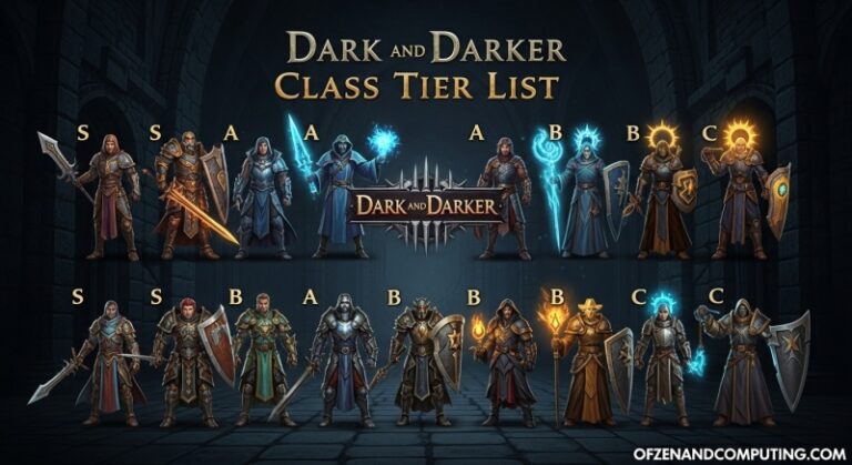 Dark and Darker Class Tier List - Complete (March 2026) Guide