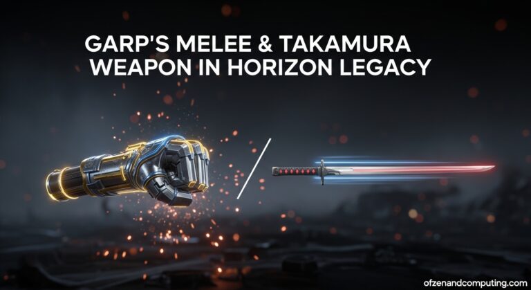 Garp's Melee & Takamura Weapon in Horizon Legacy (March 2026) Quick Guide