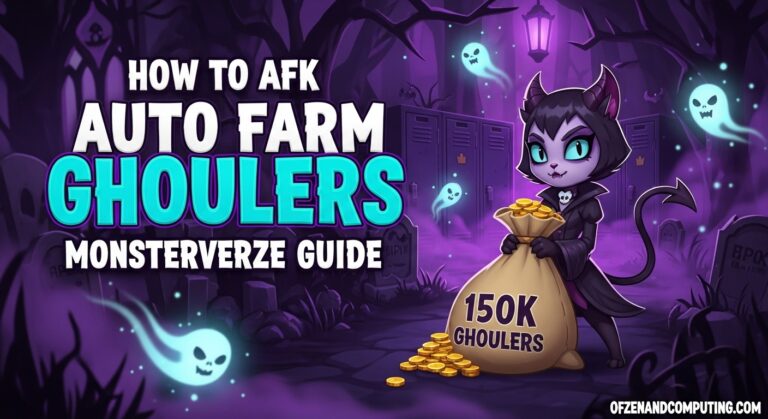 How to AFK Auto Farm Ghoulers MonsterVerze (March 2026) Quick Guide