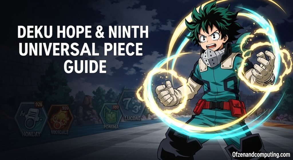 How to Get Deku Hope & Ninth Universal Piece (March 2026) Complete Guide