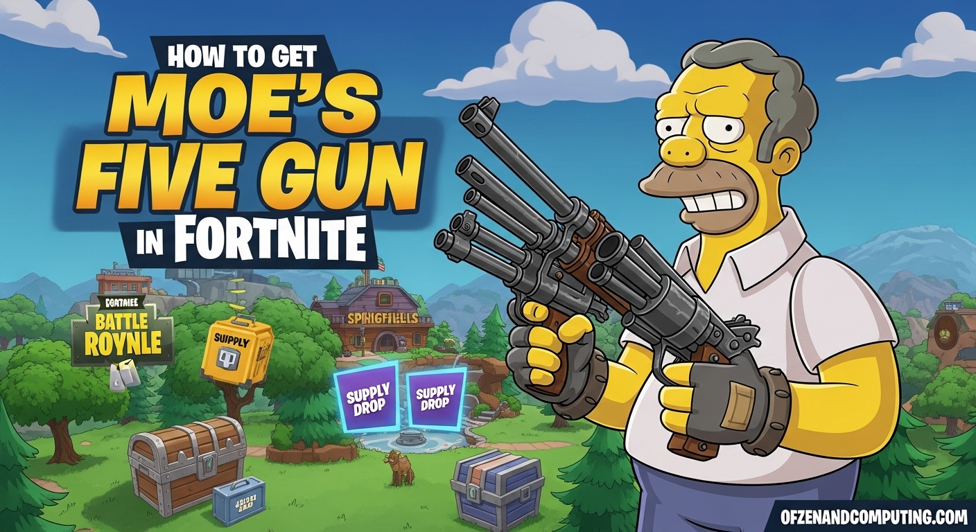 How to Get Moe's Five Gun in Fortnite (December 2025) Simpsons Season Guide