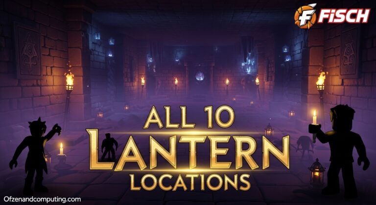 All 10 Lantern Locations in Fisch Cultist Lair (November 2025) Complete ...