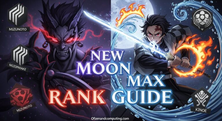 New Moon Max Rank Progression Guide (March 2026) Demon & Slayer ...