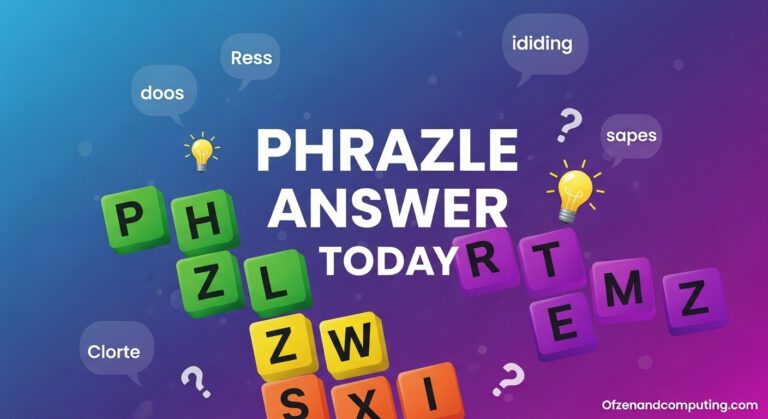 Phrazle Answer Today (March 2026) Daily AM & PM Solutions