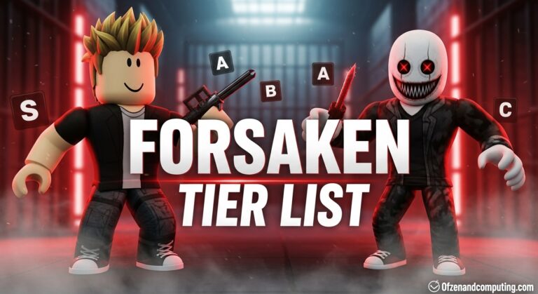 Roblox Forsaken Tier List (June 2026) Best Killers & Survivors Ranked
