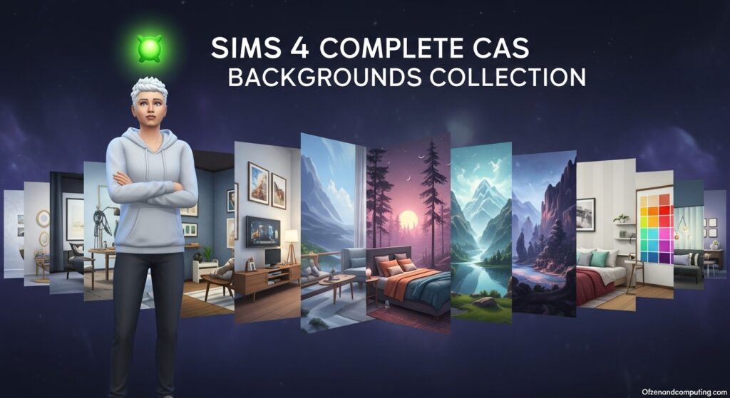 Sims 4 Complete CAS Backgrounds Collection (March 2026)