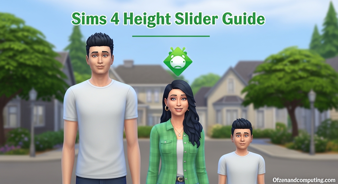 Sims 4 Height Slider (January 2025) The Ultimate Guide